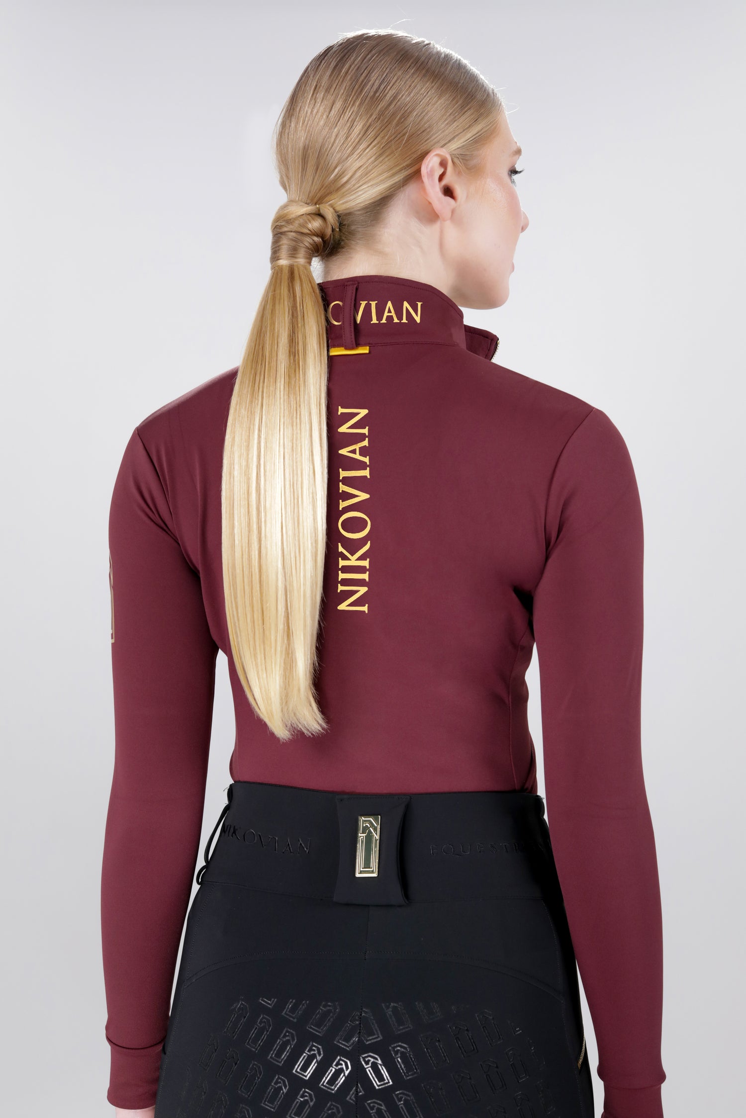 Maroon Riding Quarter Zip